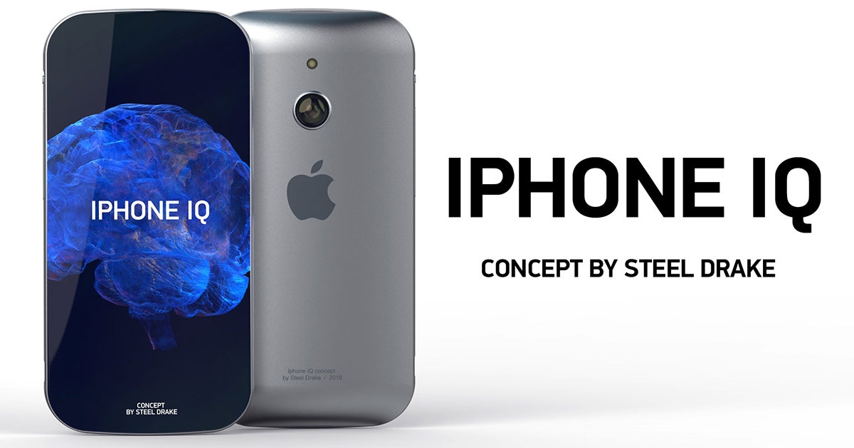 คอนเซ็ปต์ iPhone IQ หน้าจอไร้ขอบ เลนส์กล้องใหญ่ ดีไซน์สุดล้ำ