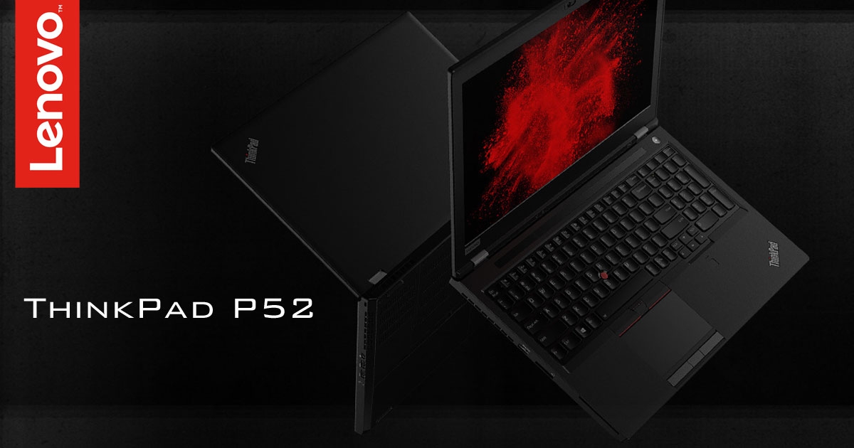 Lenovo ThinkPad P52 โน้ตบุ๊ก Workstation แรมสูงสุด 128GB