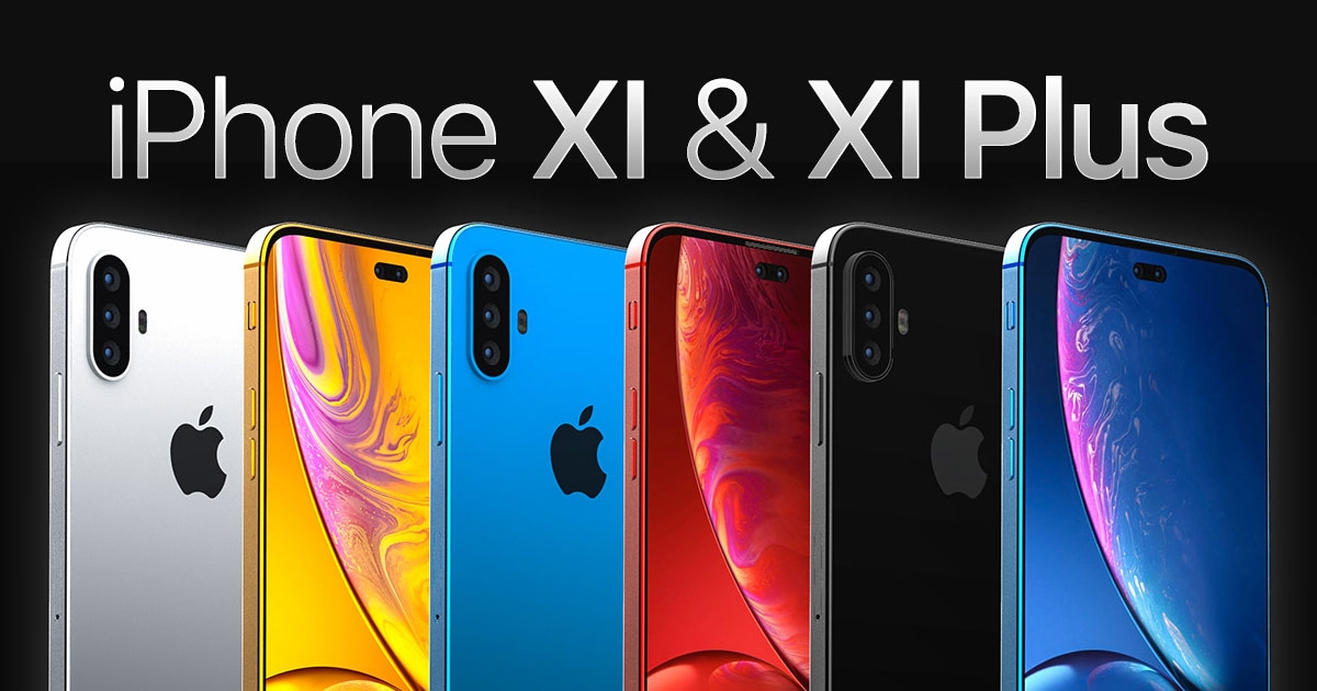 คอนเซ็ปต์ iPhone XI และ XI Plus กล้องหลัง 3 ตัว สีสันแบบ XR