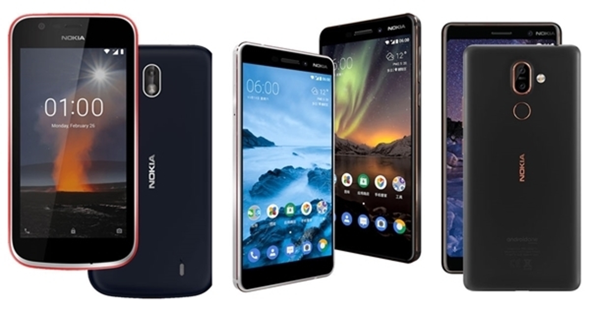 เปิดตัว Nokia 1, Nokia 6 และ Nokia 7 Plus ในไทย เริ่มขาย เม.ย. 61