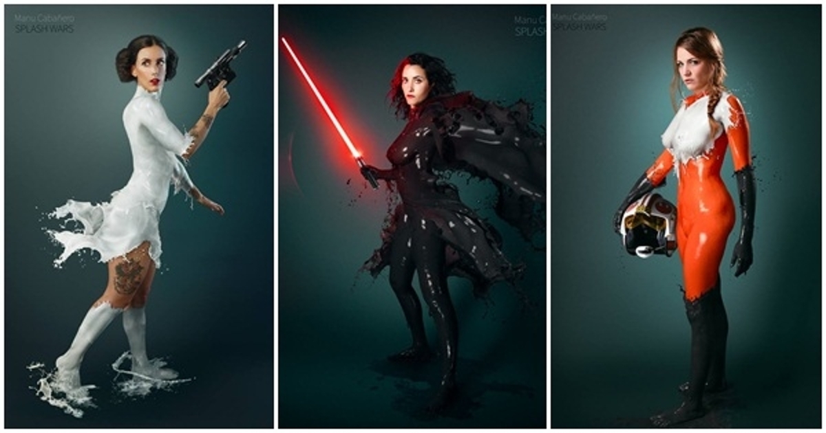 ชมชุดสตาร์ วอร์สในธีม Splash Wars สาดนมกระจาย กลายเป็นชุด Star Wars