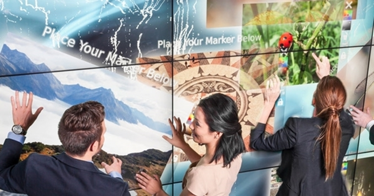 MultiTaction iWall เมื่อหน้าจอสัมผัสขนาดยักษ์ไปอยู่บนกำแพง