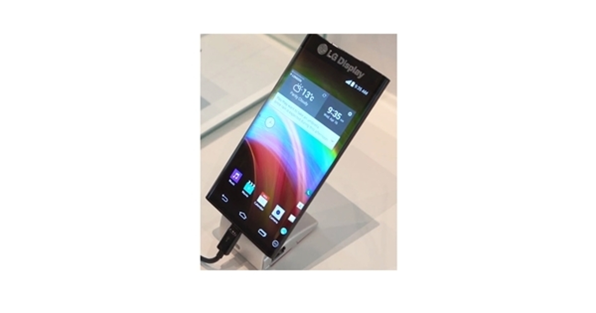 LG เย้ย Galaxy Note Edge ด้วยสมาร์ทโฟนจอโค้งเอียงลงทั้งสองด้าน