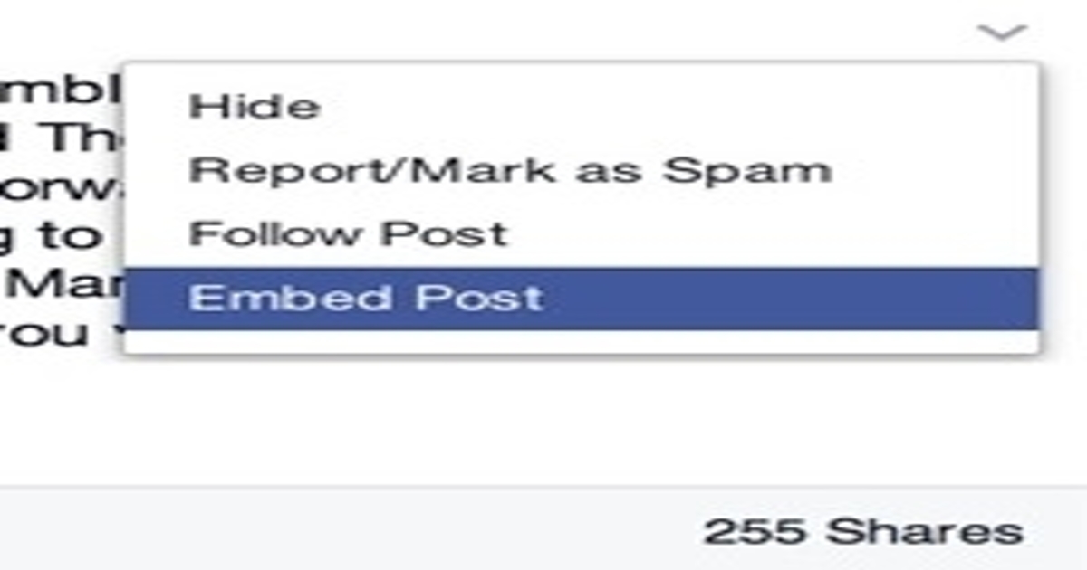 เฟซบุ๊กเปิดตัวฟีเจอร์ Embedded Post นำโพสต์ไปแปะบนเว็บ